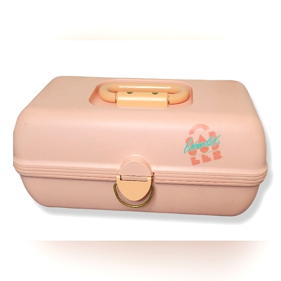 Caboodles | Bags | Vintage Original 9s Peachie Caboodles 3 Tier Makeup ...